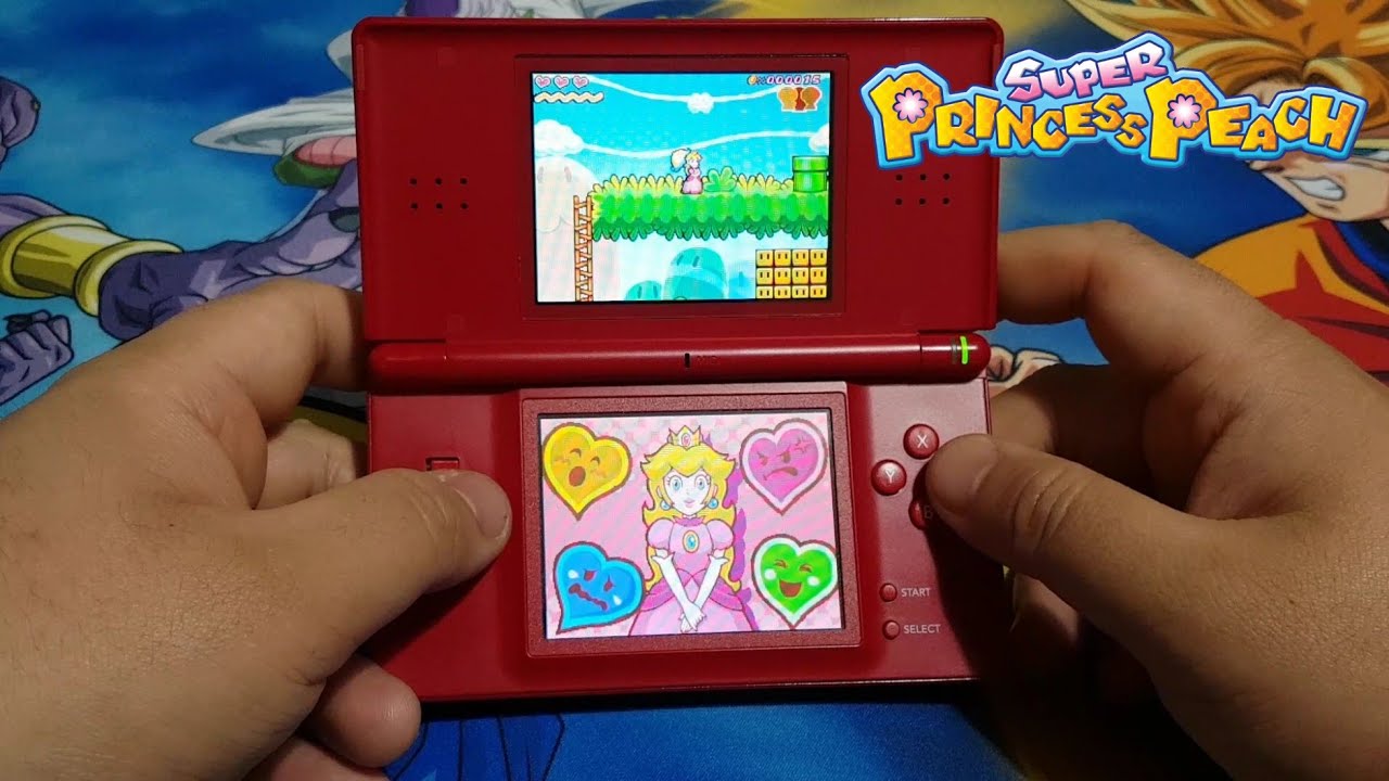 Super Princess Peach on Nintendo DS Lite - YouTube