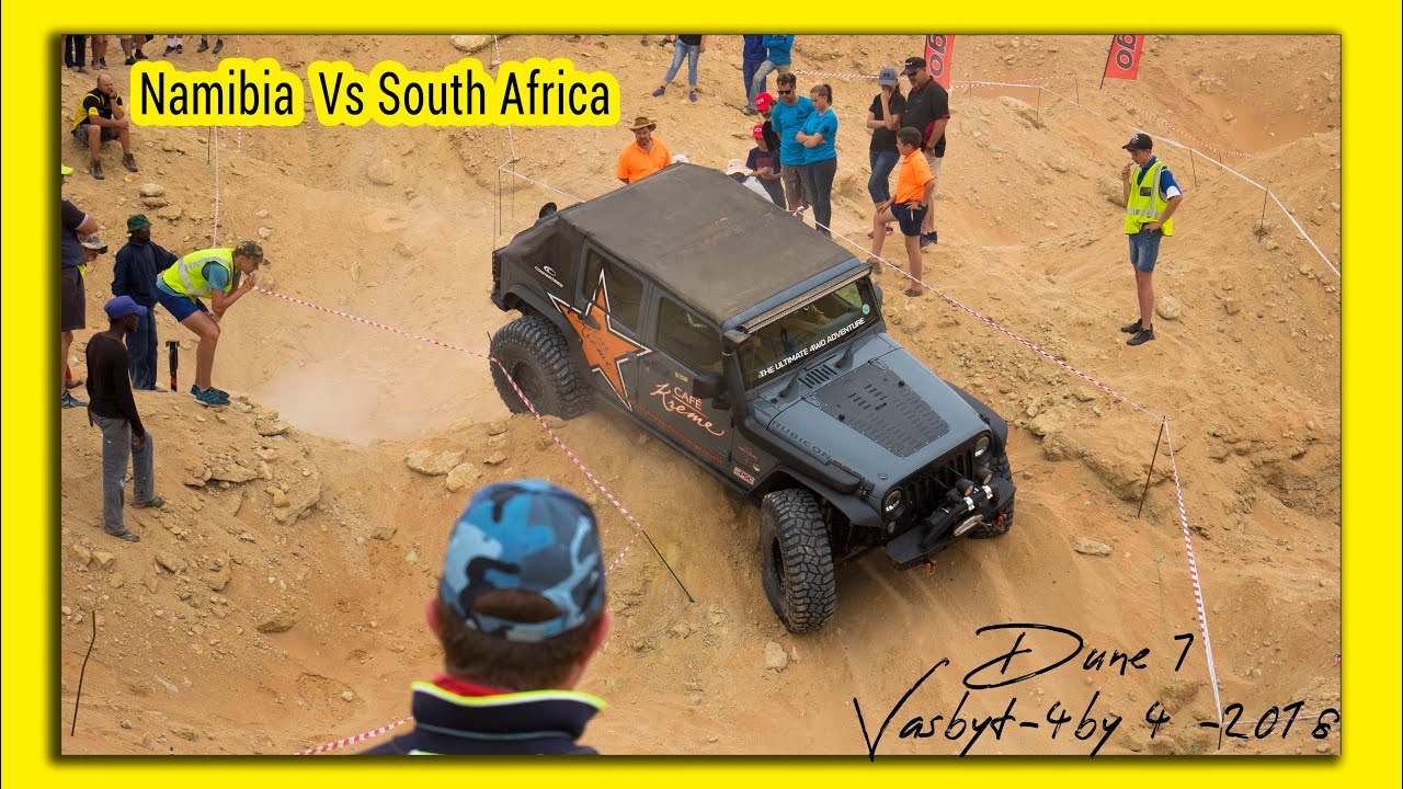 Vasbyt Walvis Bay Namibia Vs South Africa @Dune 7(9) Obstacle 1 - YouTube