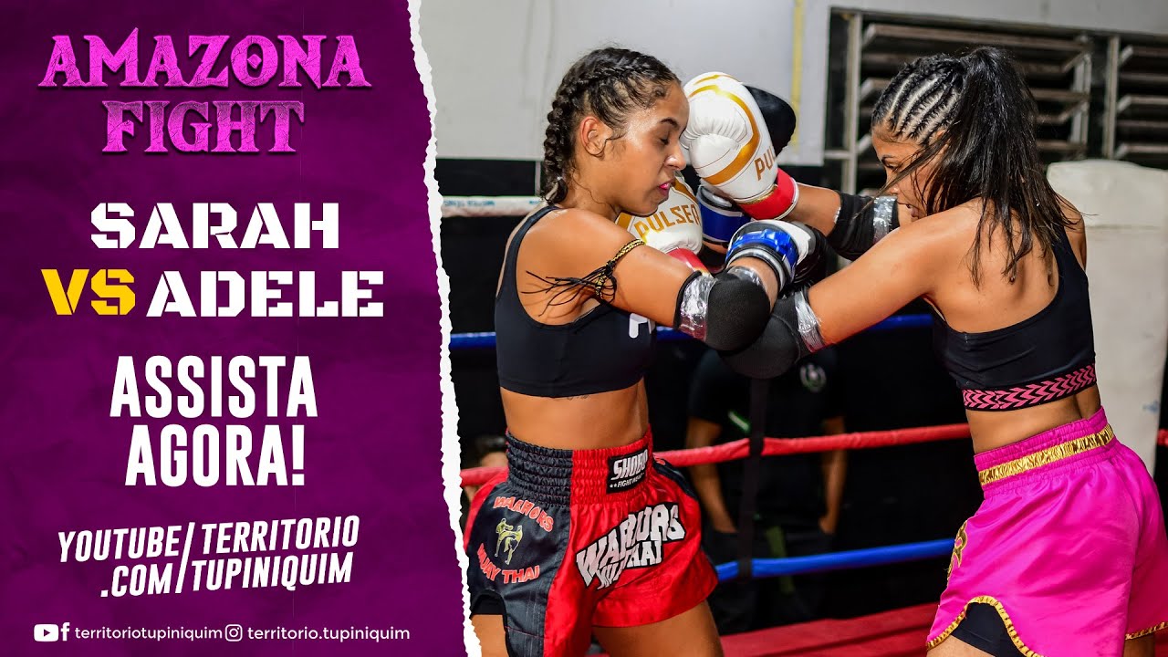 Sarah vs Adele - Amazona Fight 4 - YouTube