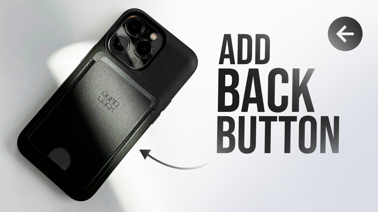 How to Add Back Button on iPhone (tutorial) - YouTube