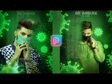 Corona Virus Awarness Editing Concept - Picsart Editing Tutorial- Stay ...