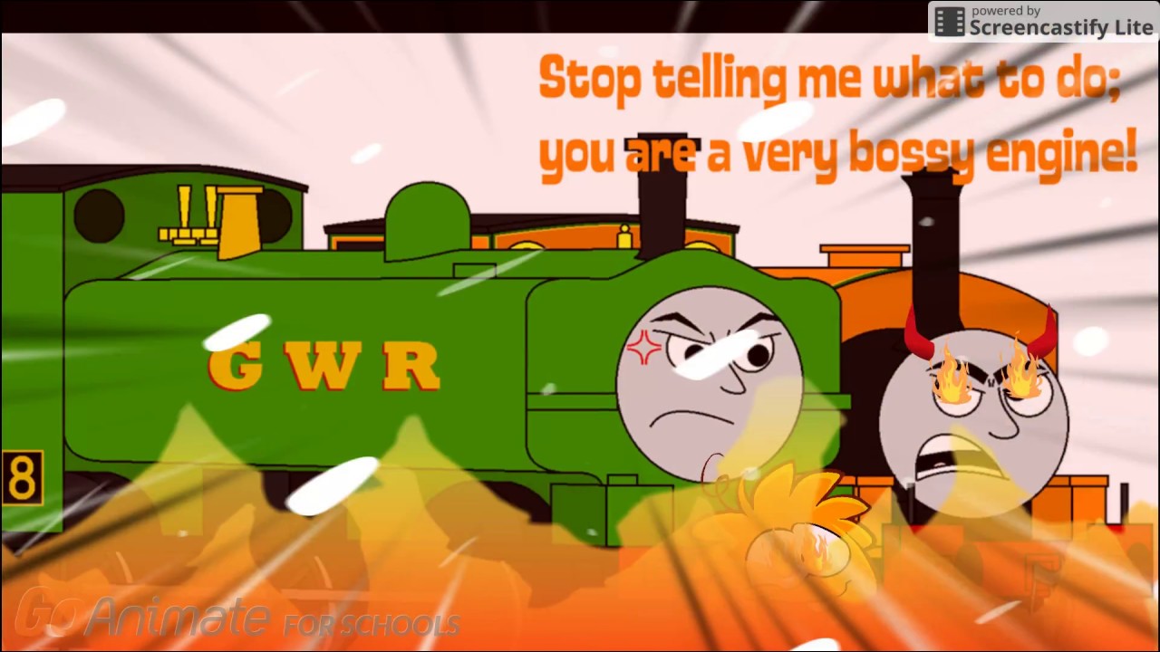 STOP TELLING ME WHAT TO DO!!!! YOU ARE A VERY VERY BOSSY ENGINE ...