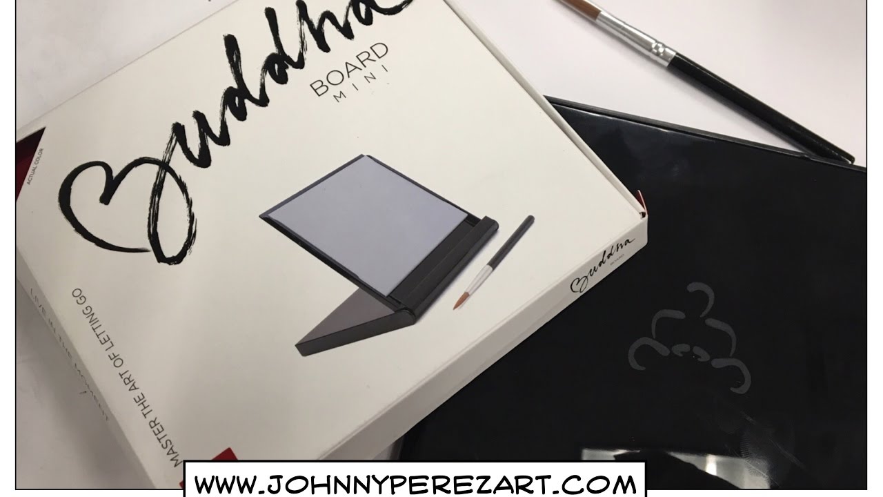 Drawing on Buddha Board Mini | Time Lapse - YouTube