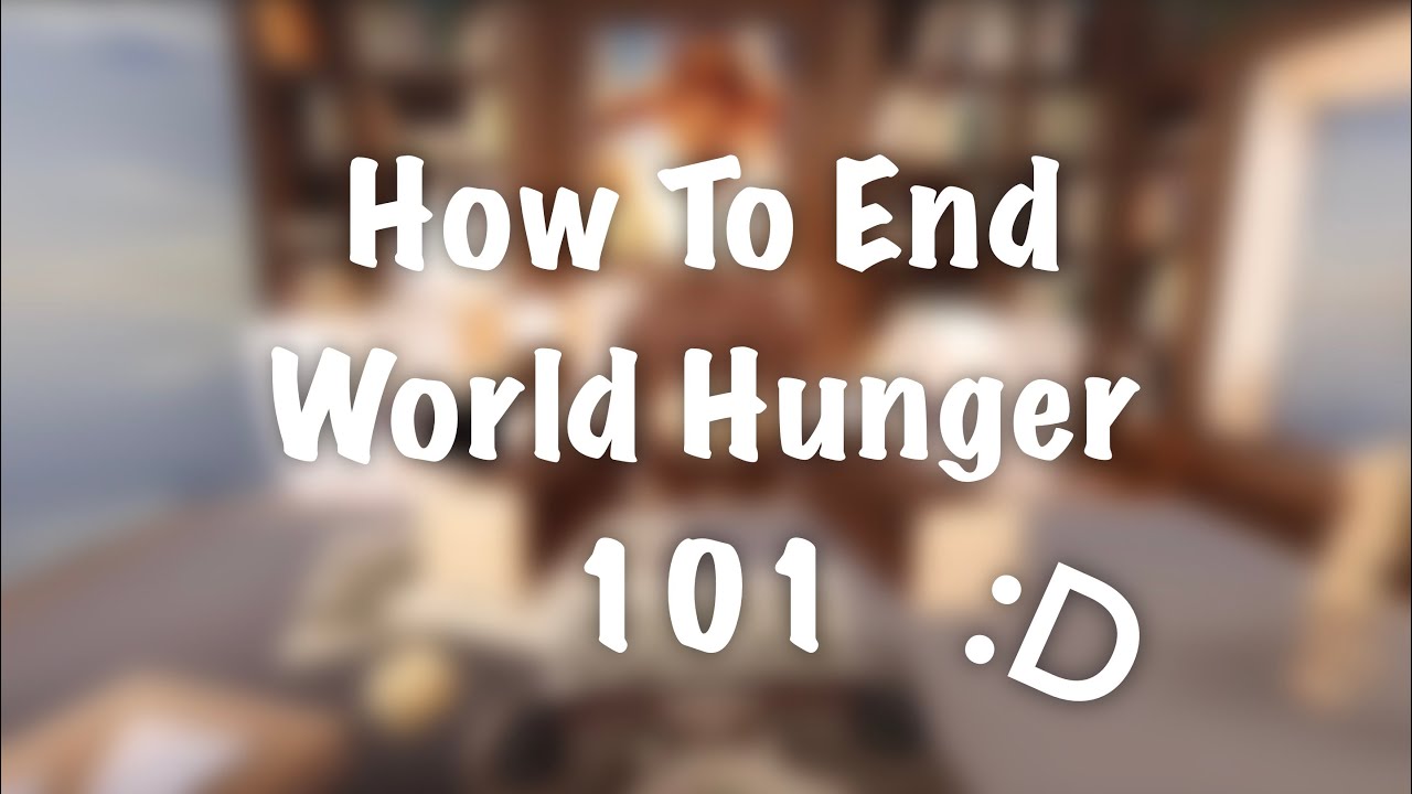 I Know How To End World Hunger! (Animation) - YouTube