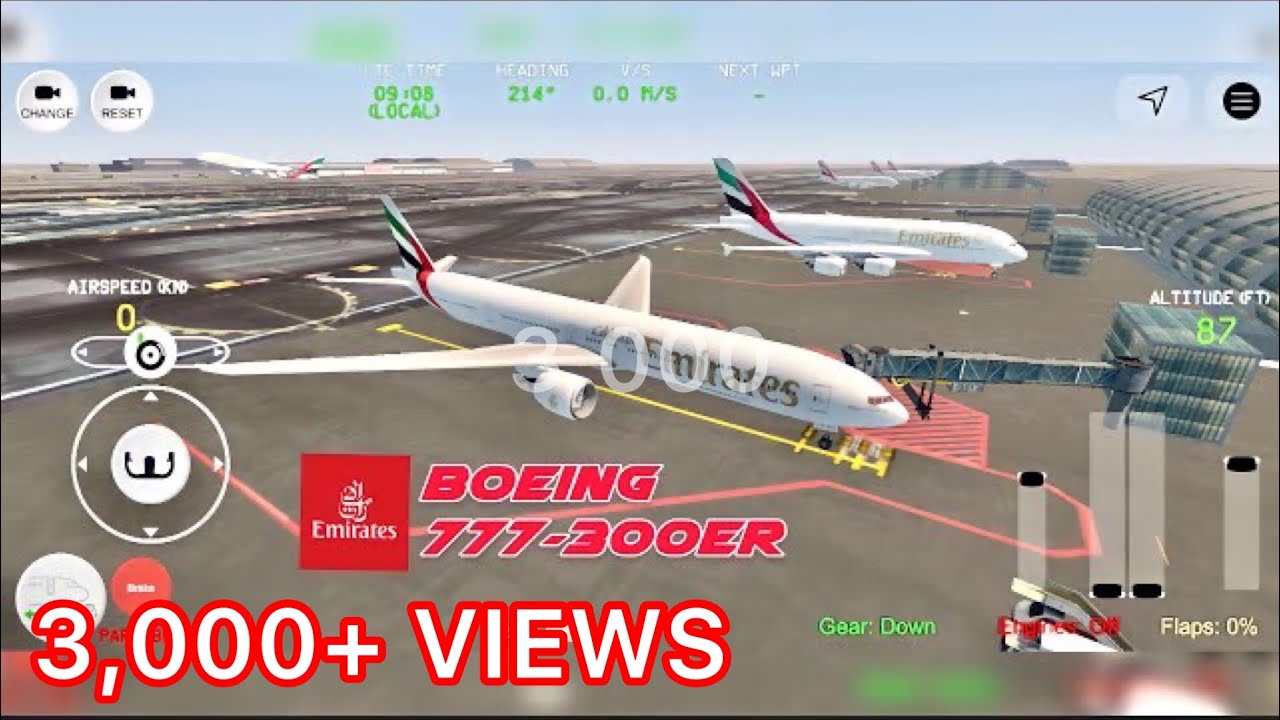 RC FS Advanced Microsoft Flight Simulator | Boeing 777-300ER EMIRATES ...