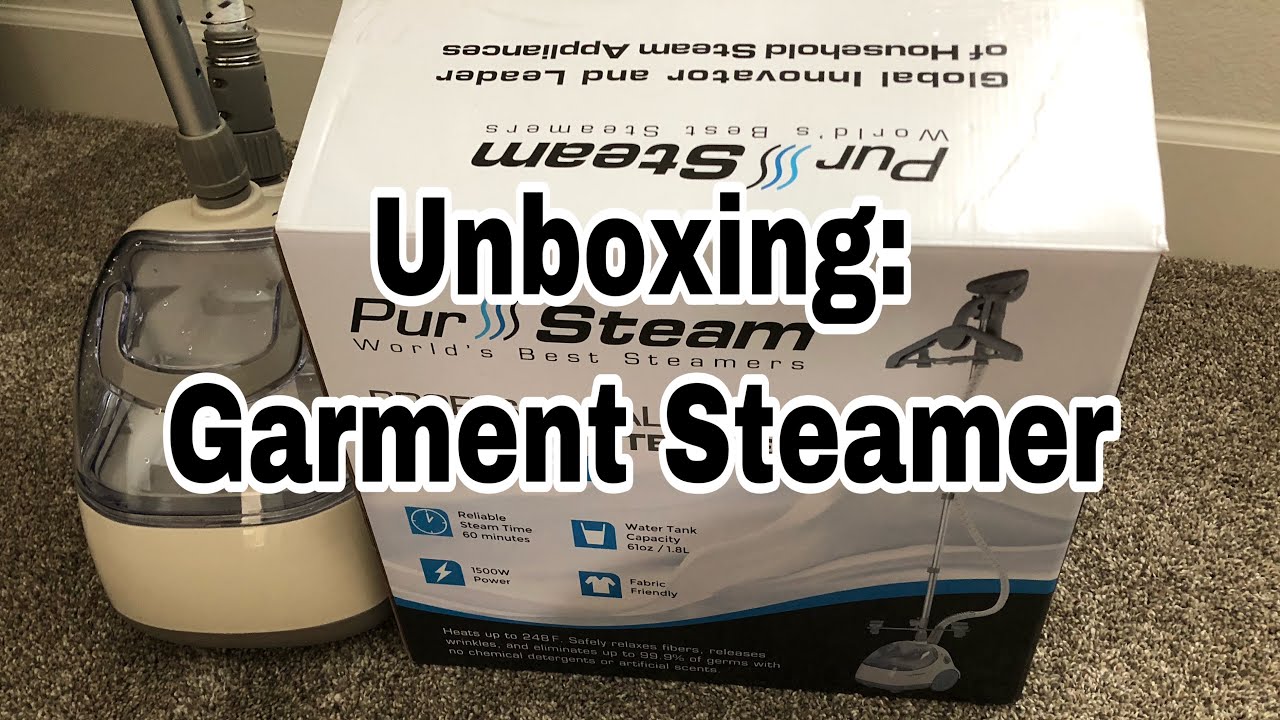 Unboxing: Pur Steam Garment Steamer - YouTube