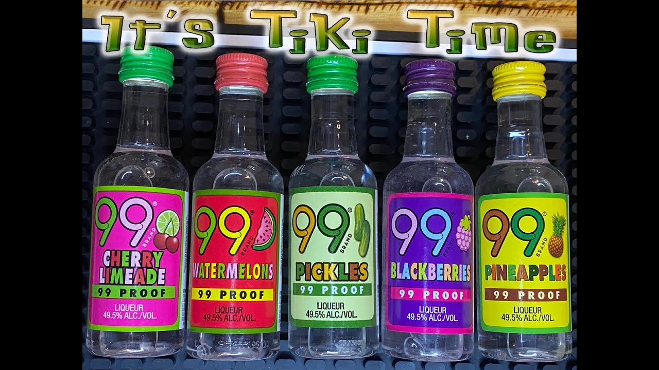 My Wife and I Try Different 99 Liqueurs - YouTube