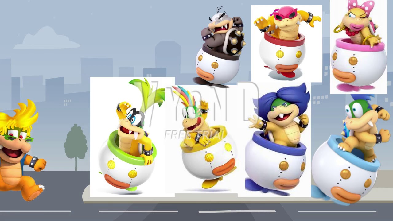 Koopalings get me arrested/ I get bail out/bad koopalings grounded ...