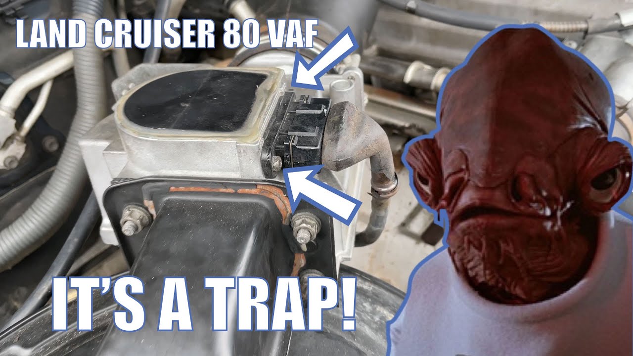 Toyota Land Cruiser 80 Volume Air Flow Sensor Repair - Fix Check Engine ...