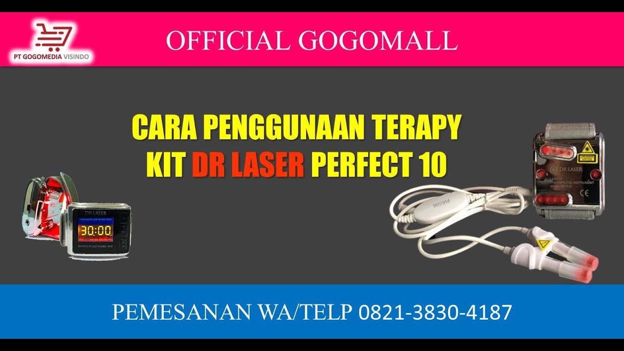CARA PENGGUNAAN INTRANASAL TERAPY KIT PADA JAM DR. LASER PERFECT 10 ...