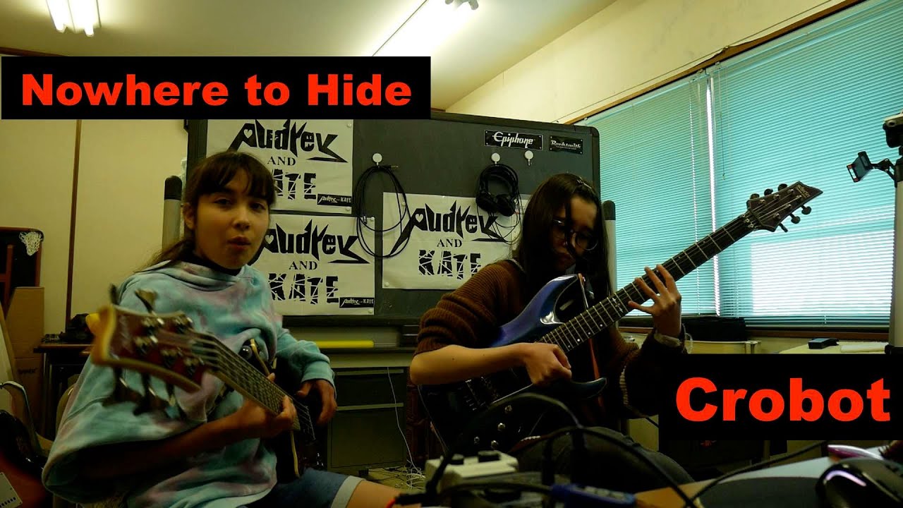 Crobot - Nowhere to Hide (guitar + lefty bass) - YouTube