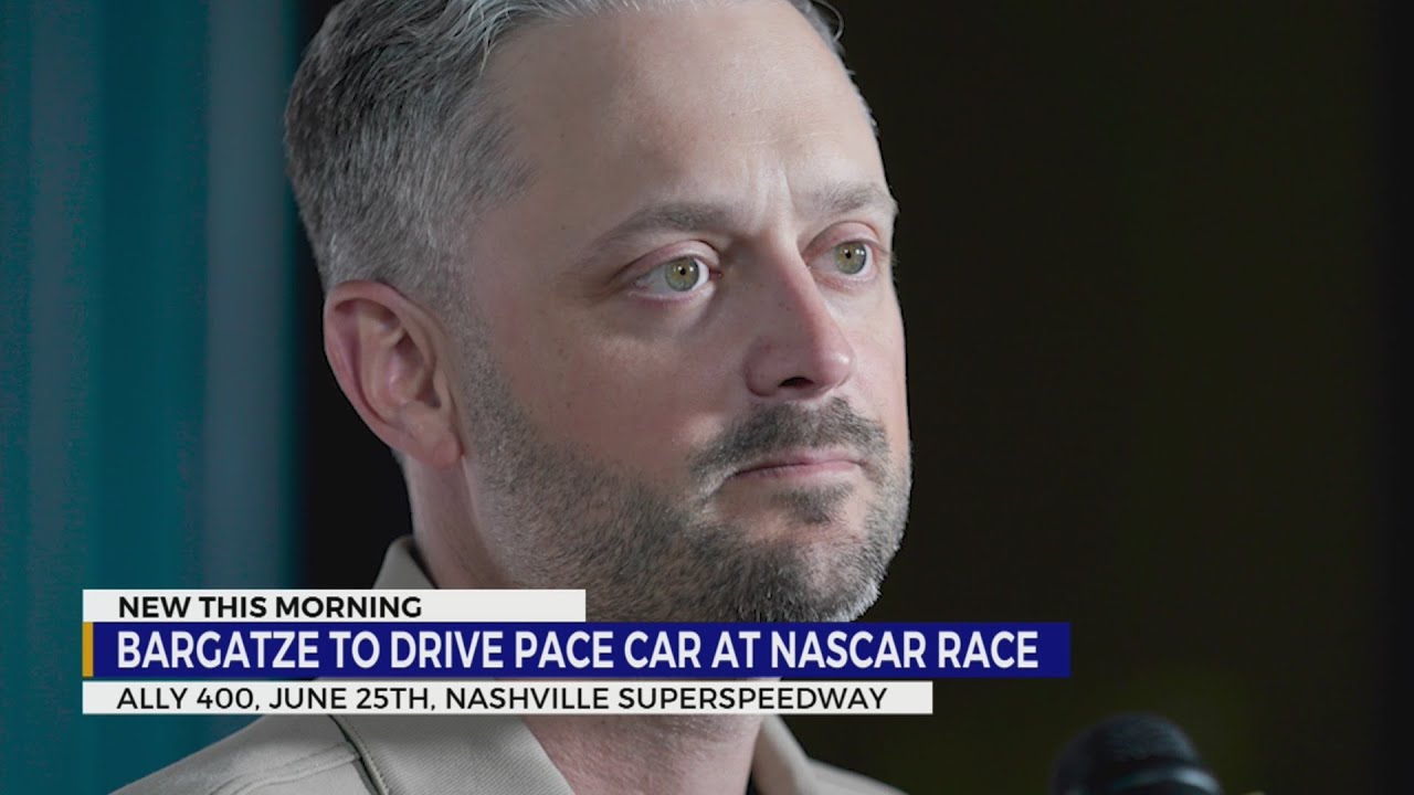 Nate Bargatze to serve as honorary pace car driver for Ally 400 - YouTube