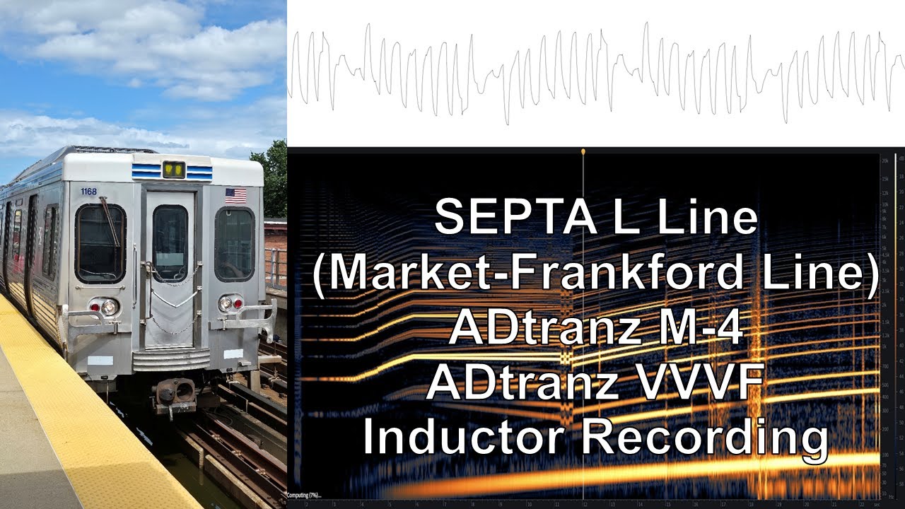 [Inductor Recording] SEPTA L ADtranz M-4 ADtranz VVVF - YouTube