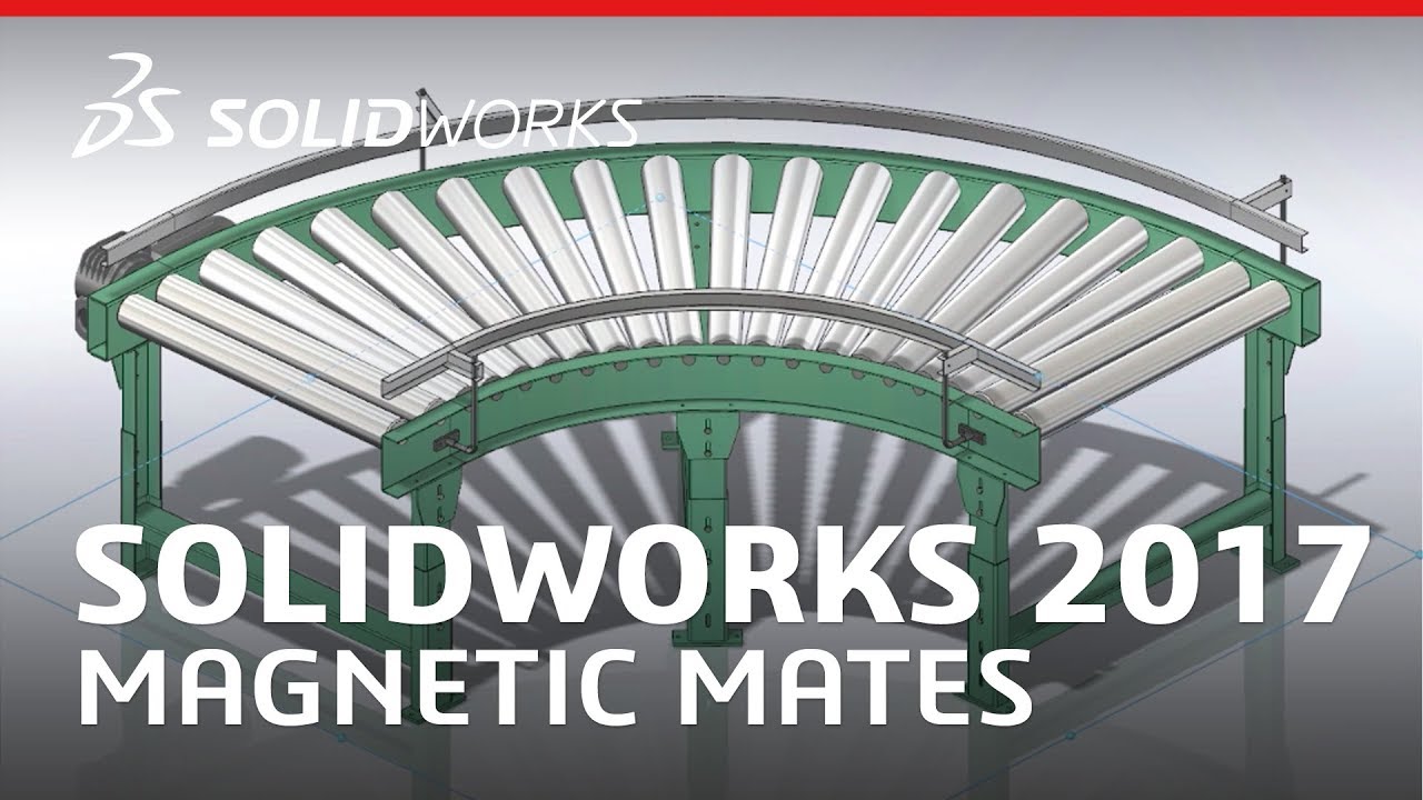 SOLIDWORKS 2017 Magnetic Mates - YouTube