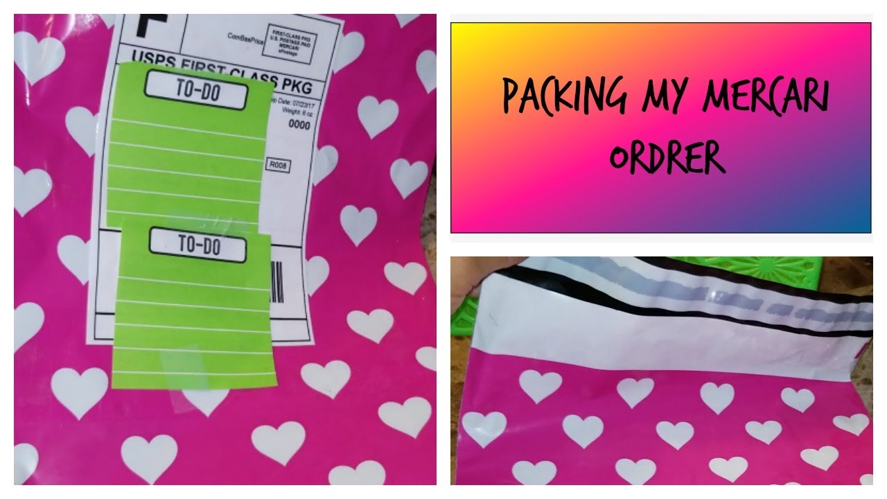 Packing my Mercari order - YouTube