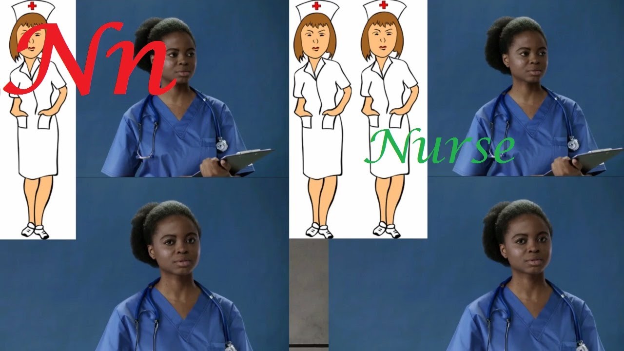 Learn spellings of N for Nurse | for 5 to 6 years kids - YouTube