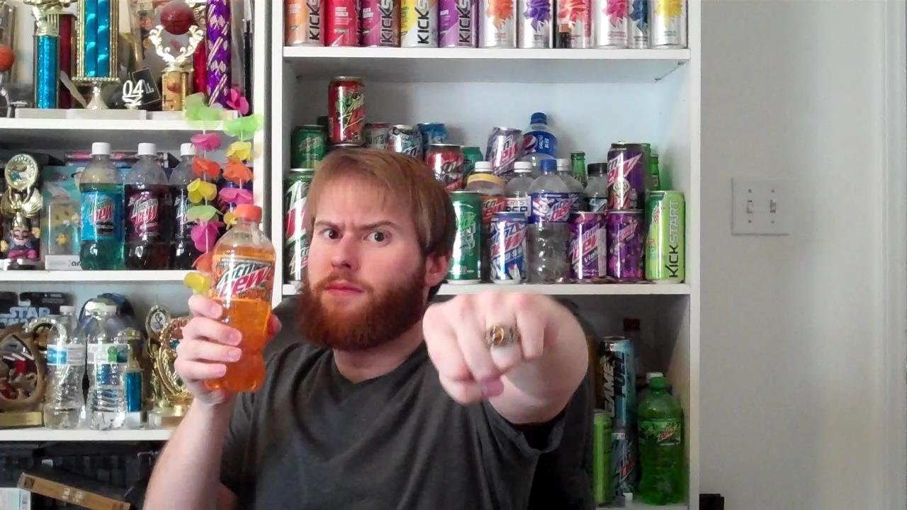 Mountain Dew Baja Mango Gem Review - YouTube