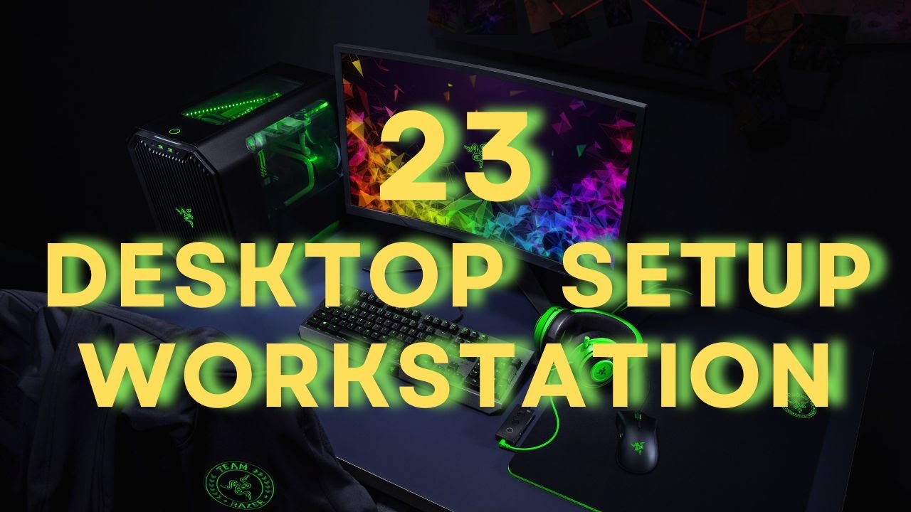 Tech Lover / 23 Desktop Setup Workstation / Most Ideal Setup - YouTube