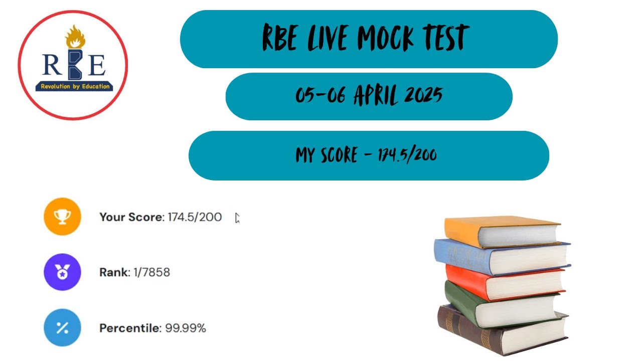 RBE Live Mock Test 📝 5-6 April 2025 📚 SSC CGL 2025 🎯#ssccgl #education ...