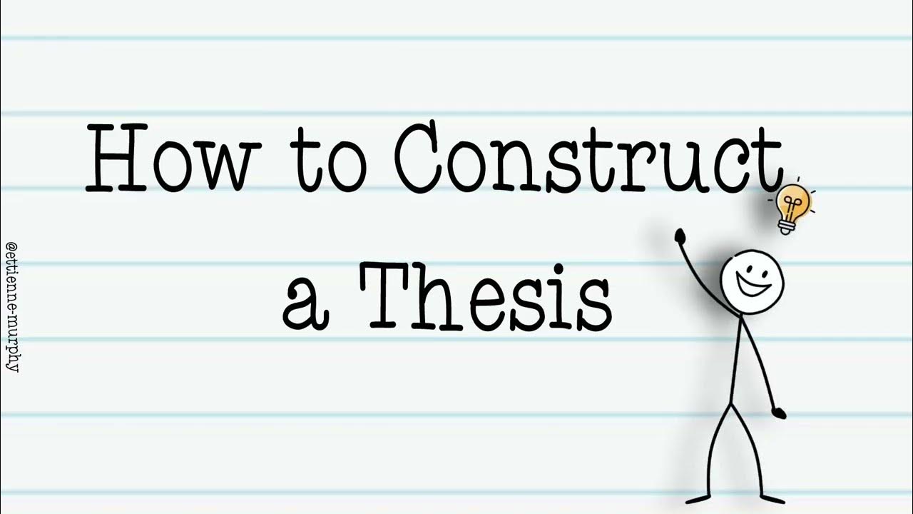 How to construct a Thesis || Writing Tips || Diamond Education Hub ...