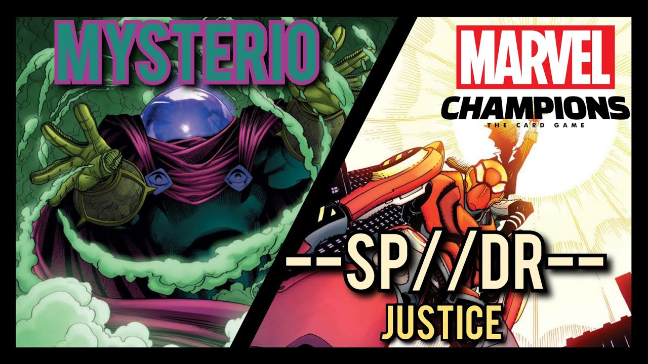 Marvel Champions LCG Deck Testing SP//dr Justice Vs. Mysterio - YouTube