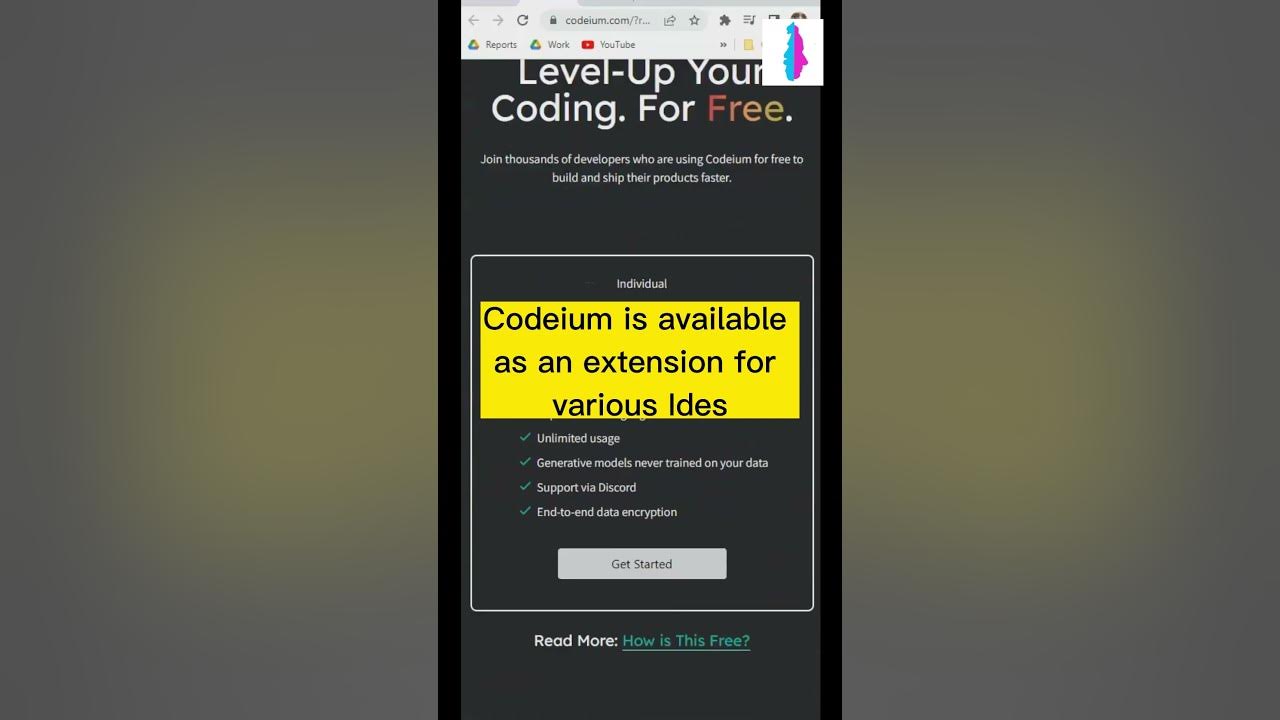 Codeium com : Free AI Powered Toolkit for Developers - YouTube