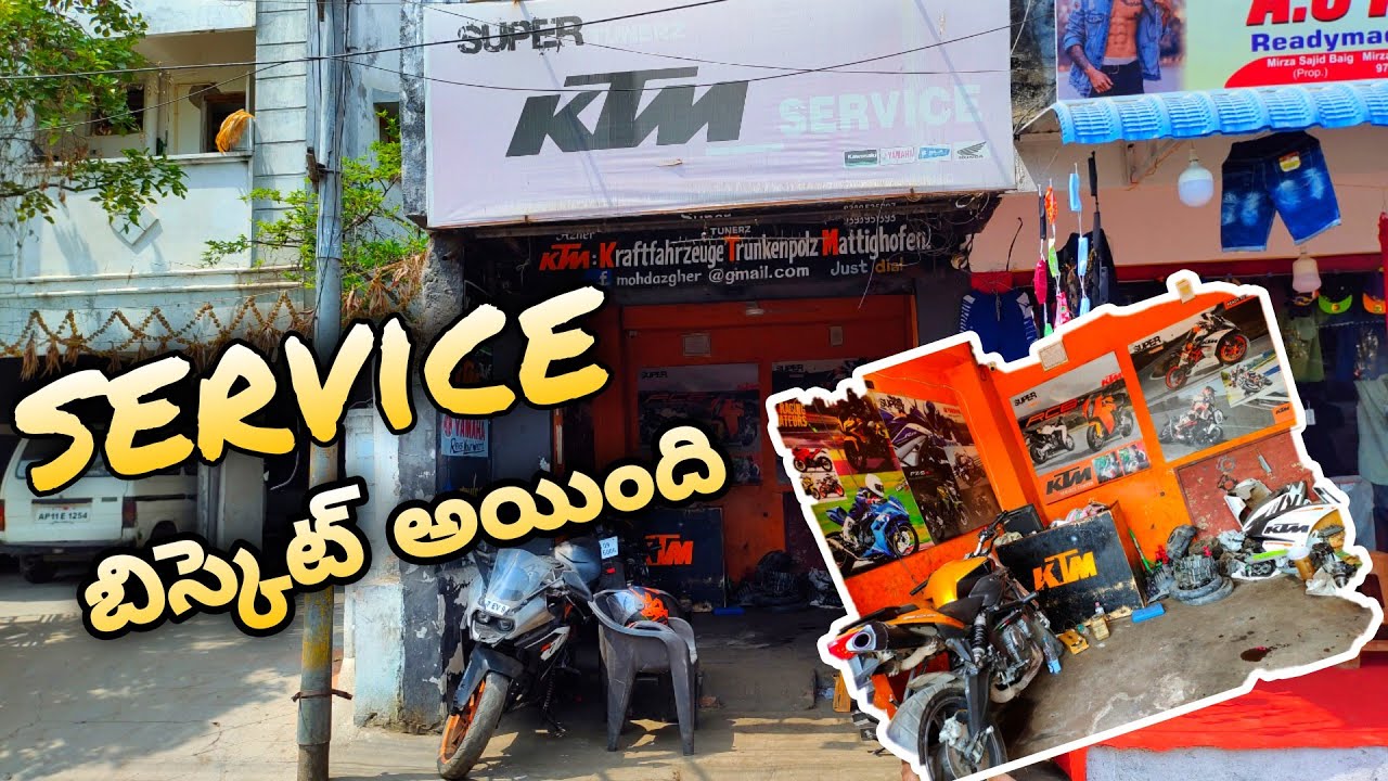 FINALLY BIKE REPAIR 💥 ||duke 125 5th service || unknown ktm service ...