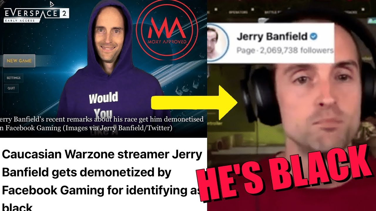 FaceBook Streamer Jerry Banfield gets booted After Claiming to Be Black ...