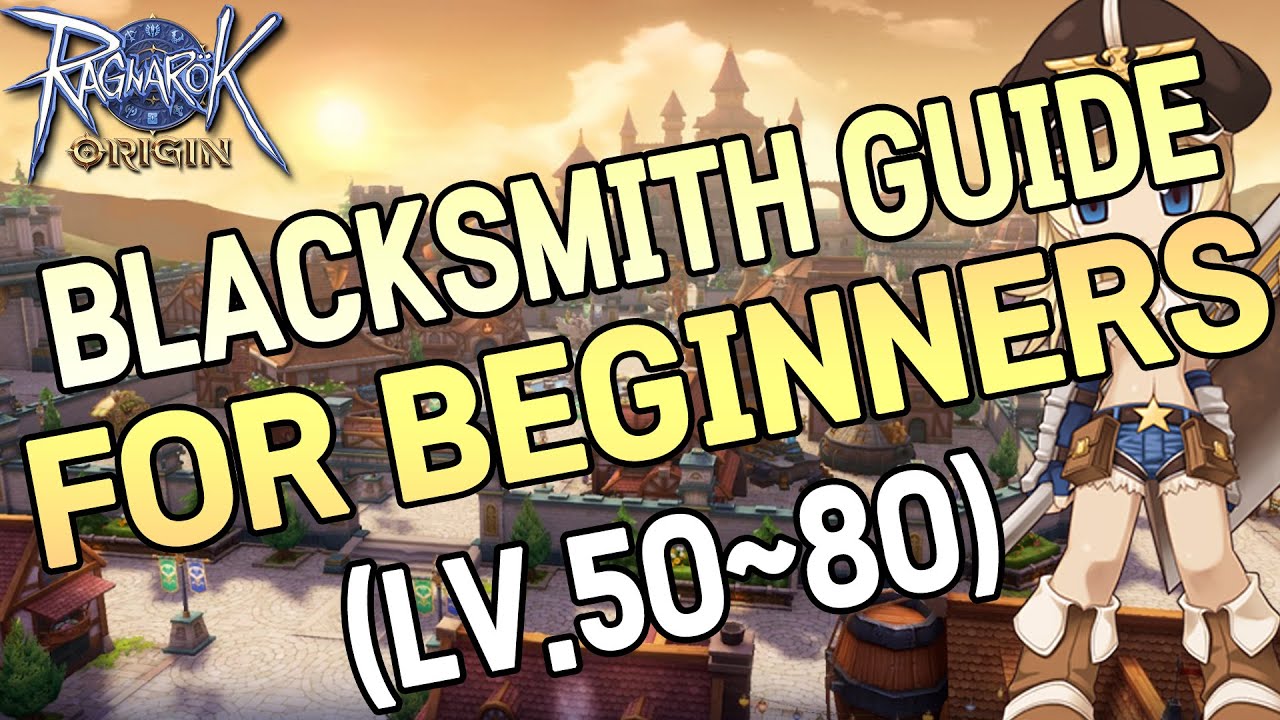 Ragnarok Origin Korea Merchant, Blacksmith, Whitesmith Guide for ...