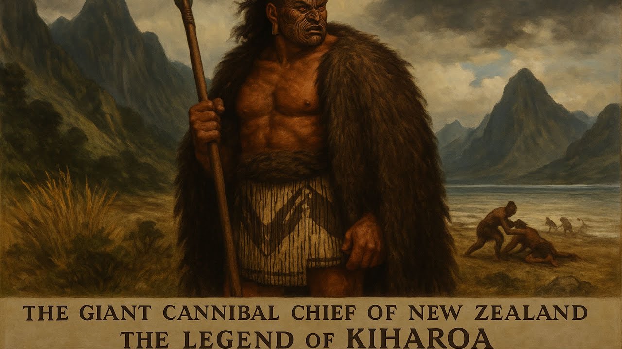 The Giant Cannibal Chief of New Zealand – The Legend of Kiharoa - YouTube