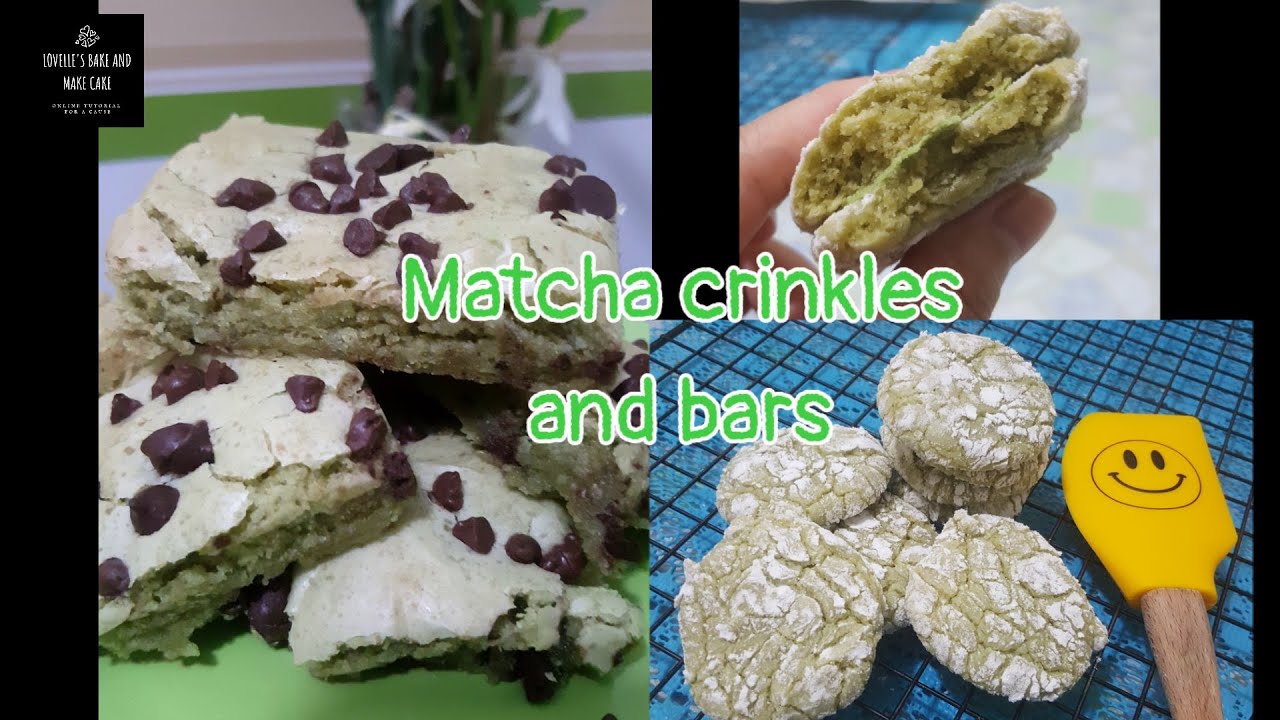Matcha crinkles and bars |Quick and Easy snacks #62 - YouTube