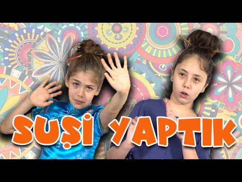 Muzlu Çikolatalı Suşi Yaptık | Evde Sushi Yapmak Çok Kolay🍥🍽