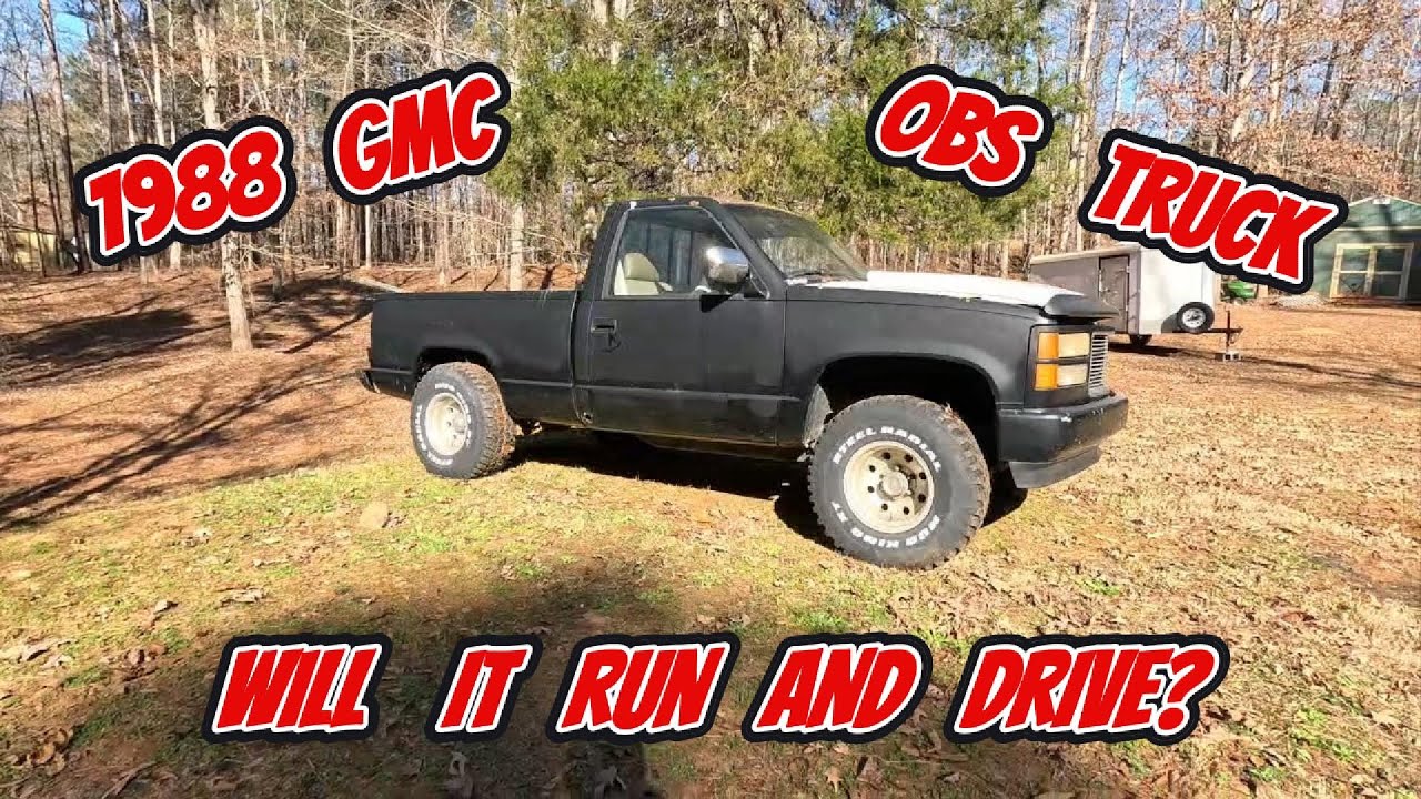 ''88 GMC OBS Will It Run & Drive After 20+ Years? #obs #truck #gmc # ...