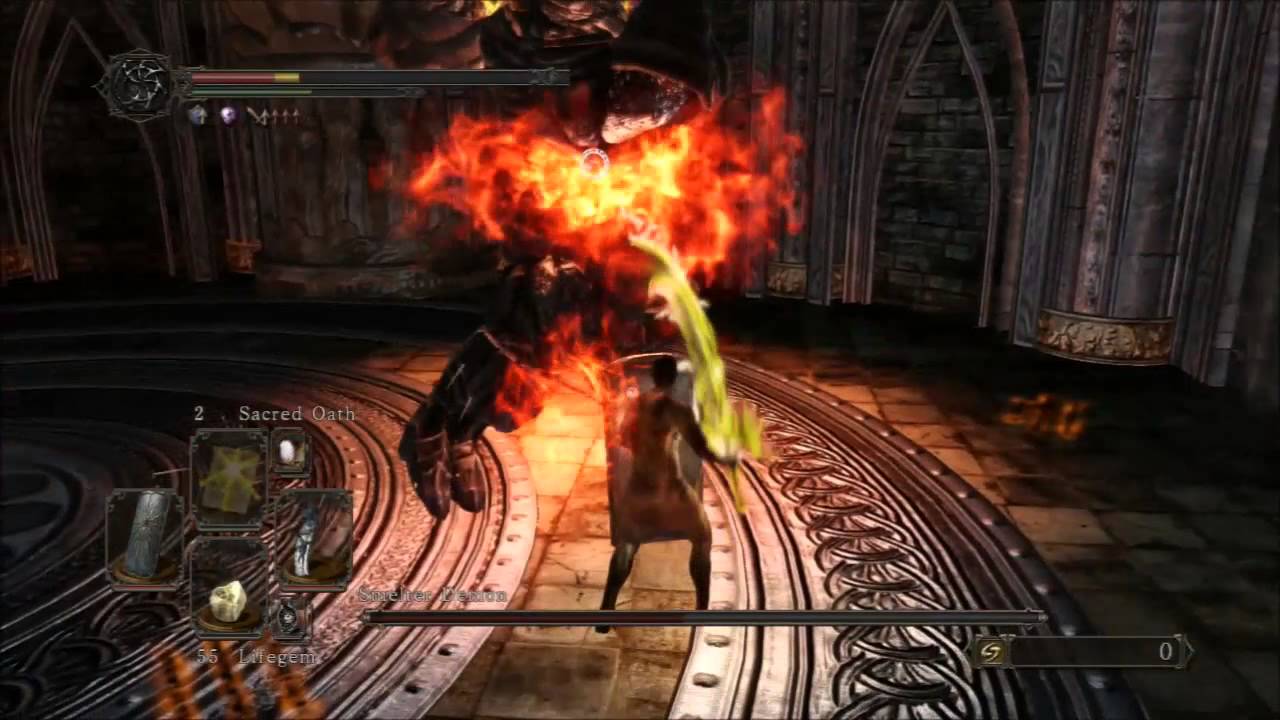 Dark Souls 2 - Smelter Demon - Ng ++ - Red Tearstone Ring - YouTube