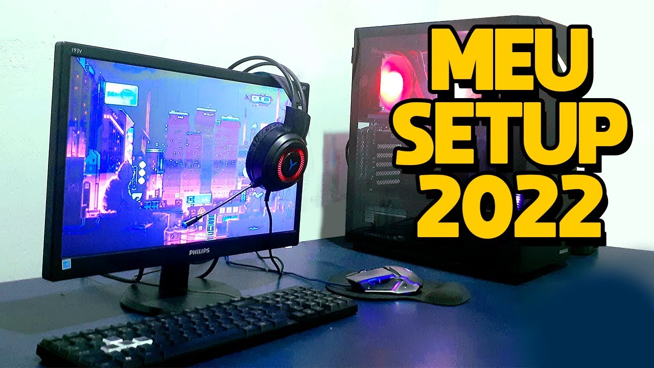 MEU SETUP GAMER 2022 / TOUR PELO MEU QUARTO - YouTube