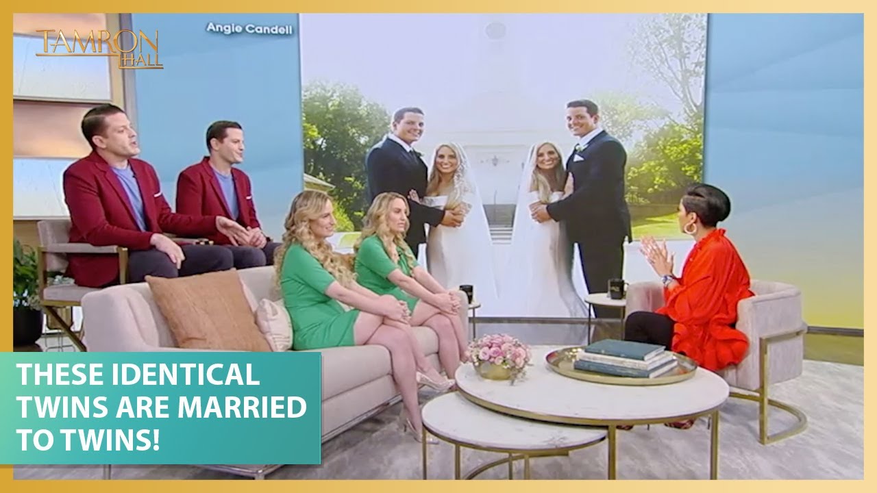 What Are The Odds? These Identical Twins Are Married to Twins! - YouTube
