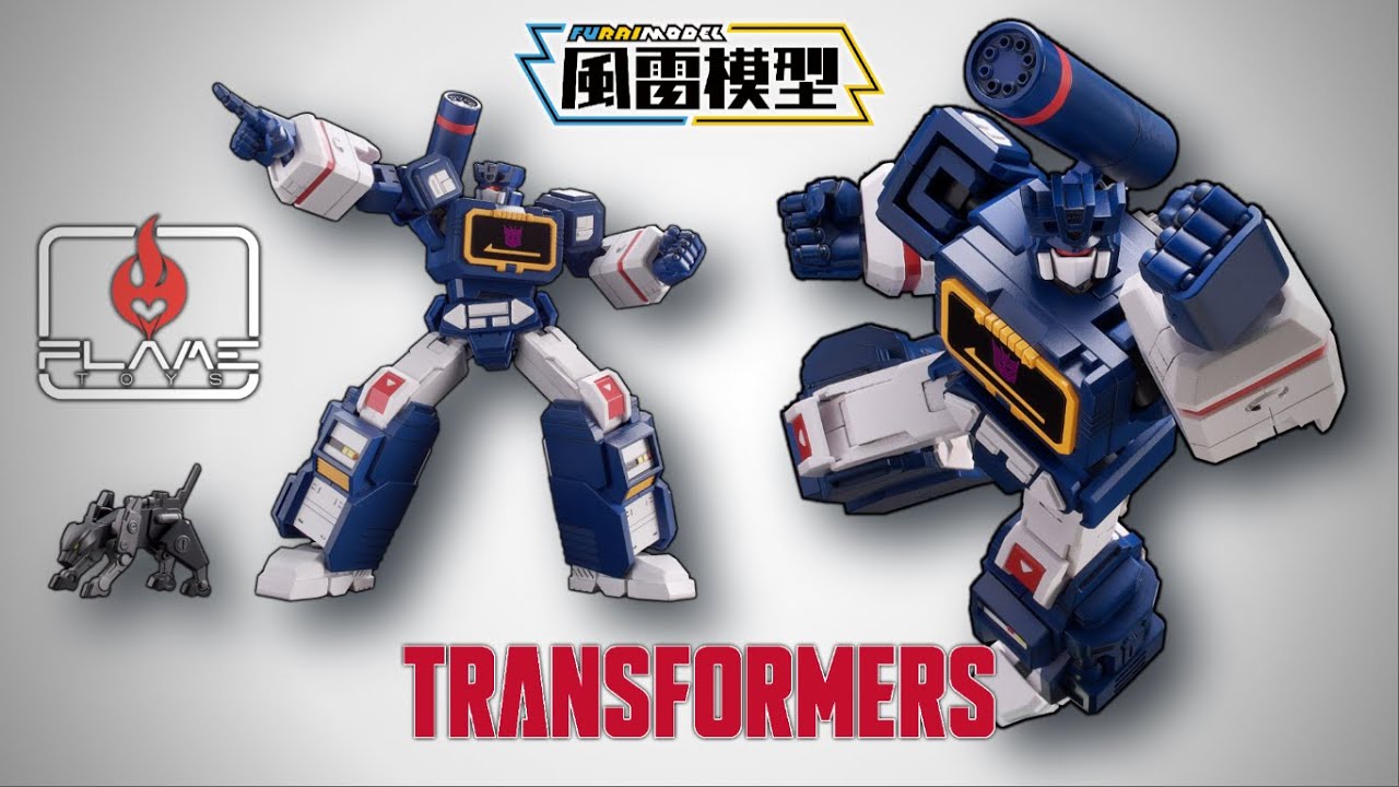 Flame Toys FURAI MODEL Soundwave, Transformers - YouTube