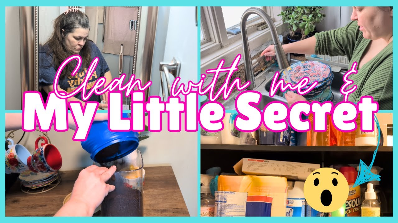 Clean With Me & A Surprise Secret Stash! 👀🧼 Must-See Cleaning ...