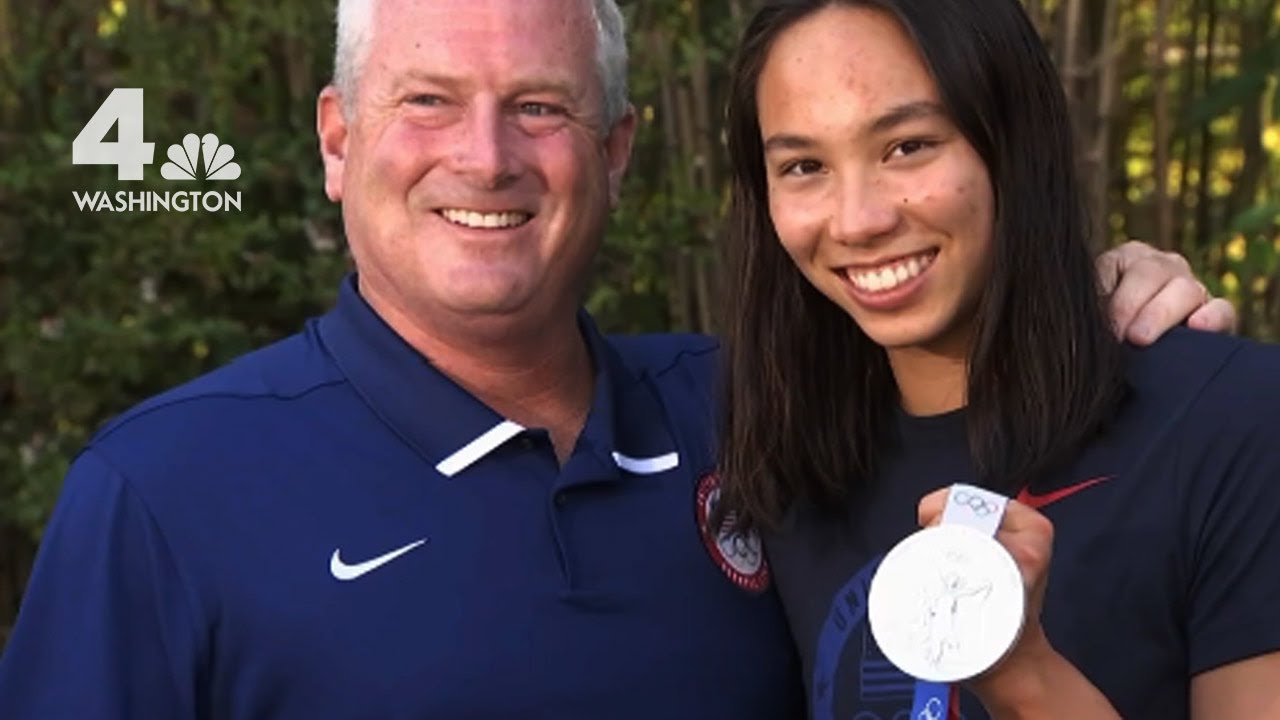 Torri Huske Brings Olympic Silver Home to Virginia - YouTube