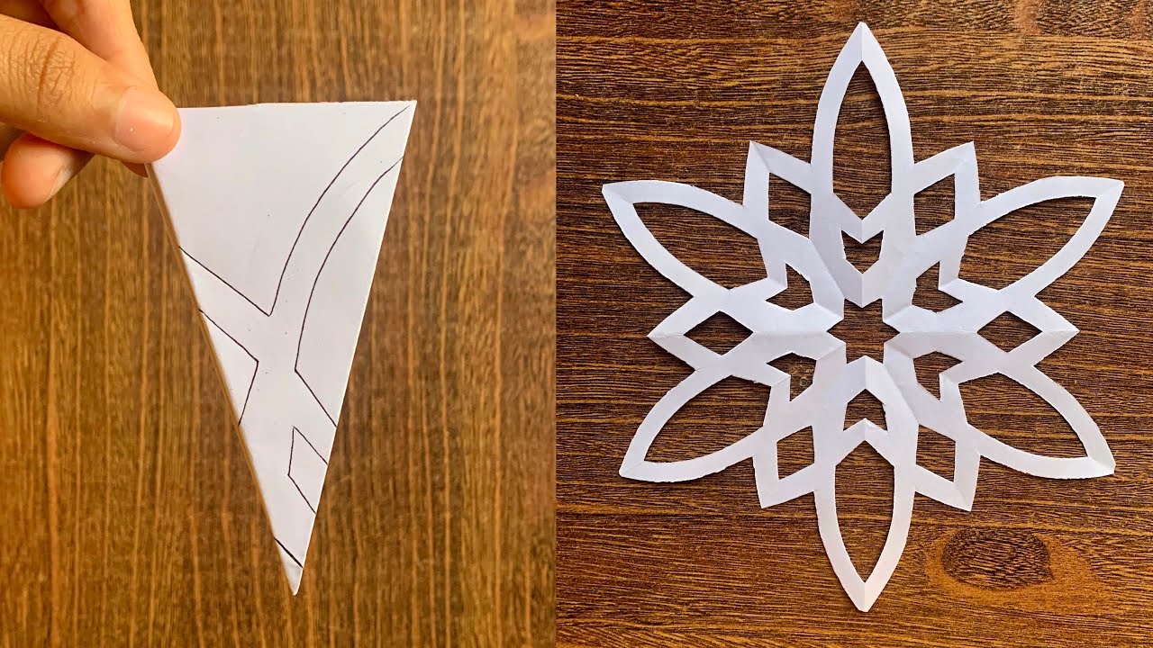 How to Make a Paper Snowflake for Christmas – Easy Step by Step ...