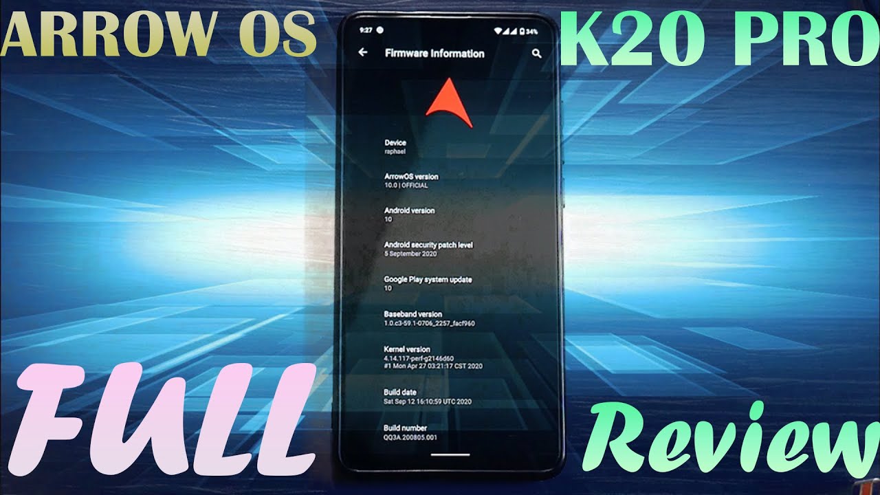 K20 PRO | THIS IS THE ROM YOU NEED ! ARROW OS FULL REVIEW | SEPTEMBER ...
