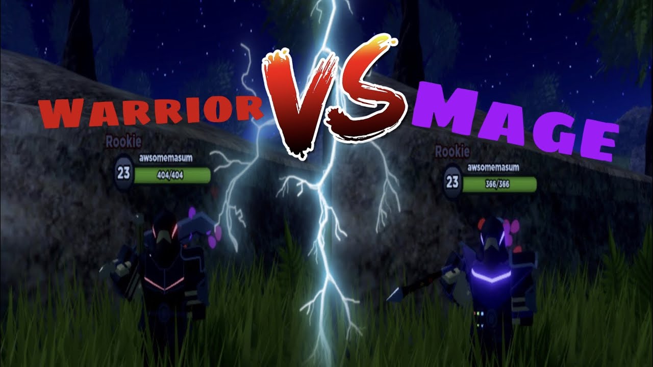 ROBLOX Fabled Legacy Warrior Vs Mage! Which one is better? - YouTube