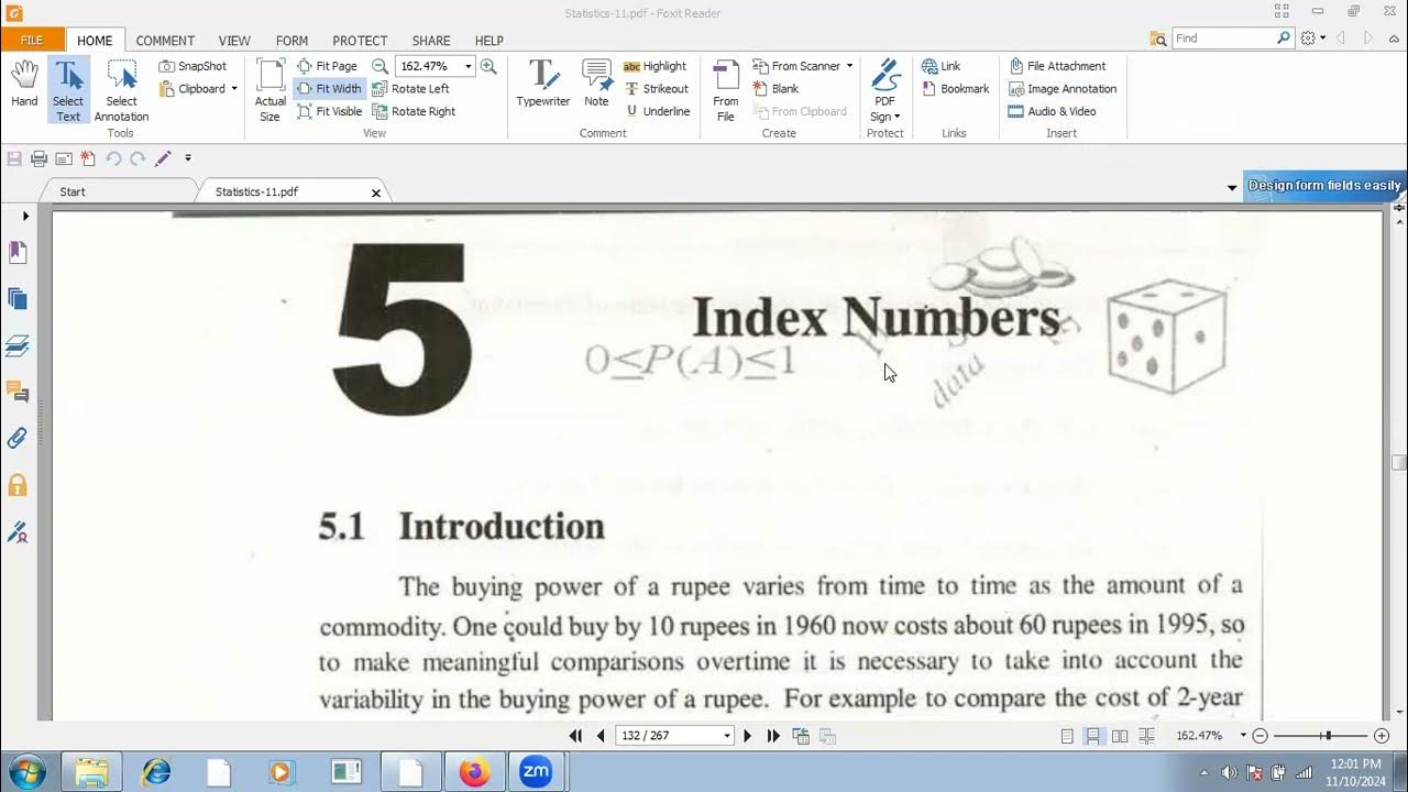 Inter-I// Index Numbers // Types of index numbers // limitations and uses of index numbers ...