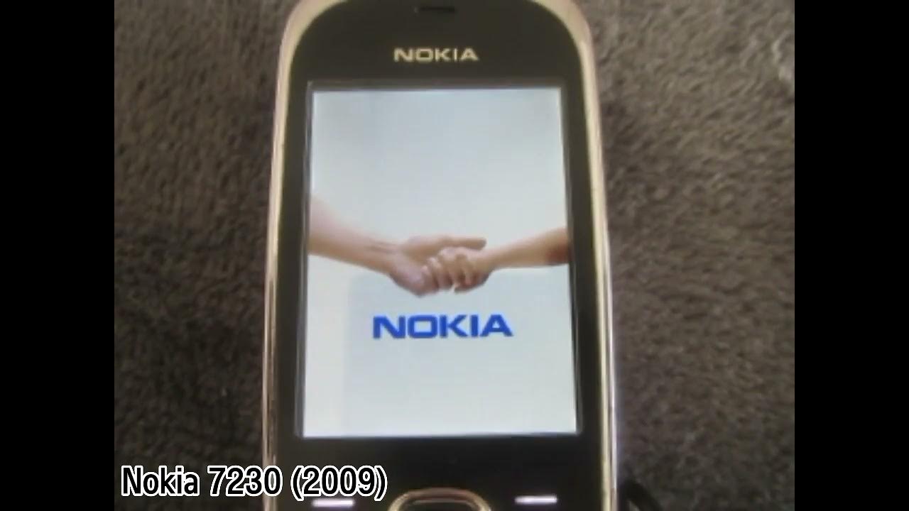 Startup and shutdown of my Nokia phone collection - YouTube