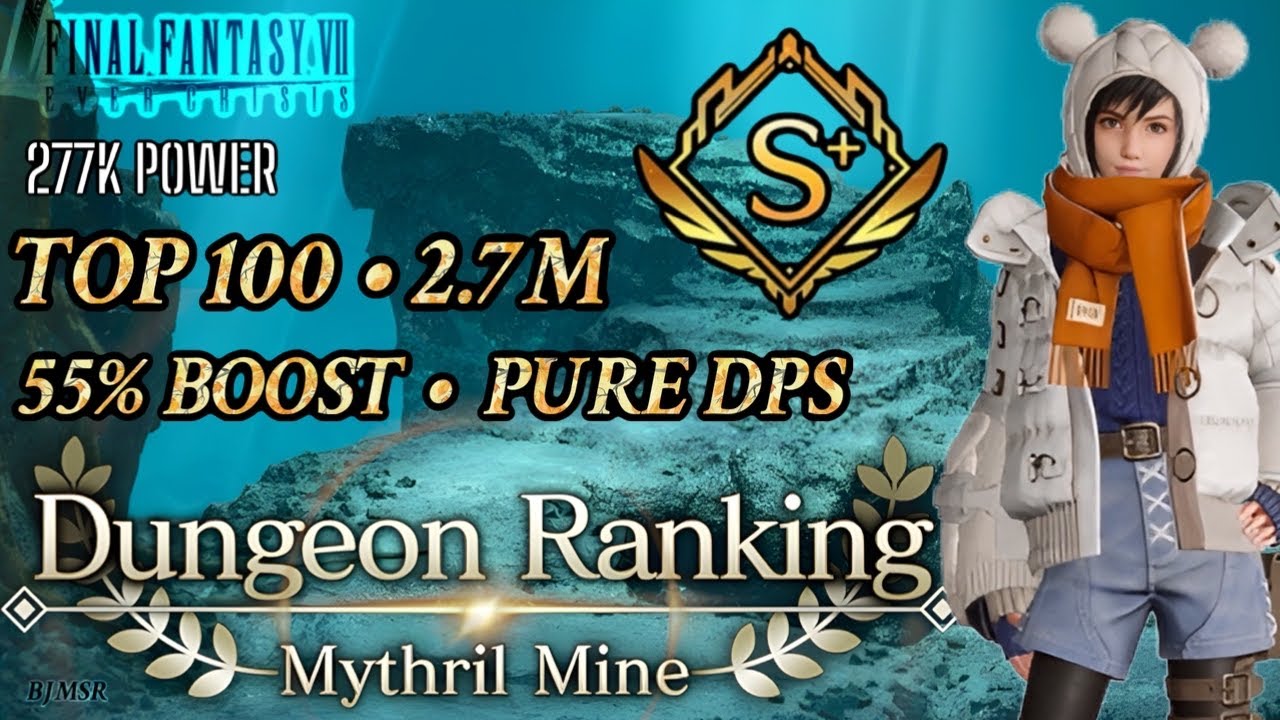 { FF7: Ever Crisis } 277KCP | Top 100 Guide Mythril Mine Dungeon ...