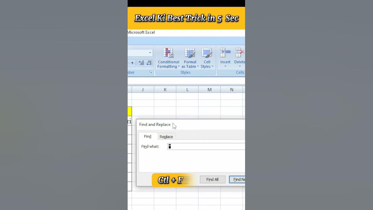 Excel Ki Best Trick In Just 5 Second Excel Exceltips Exceltricks Excelconcept Short Youtube