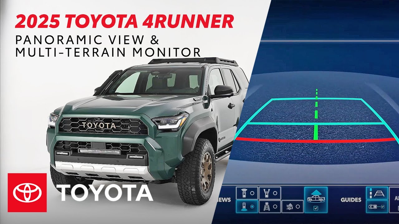How to Use Panoramic View Monitor in 2025 Toyota 4Runner | Toyota Drive ...