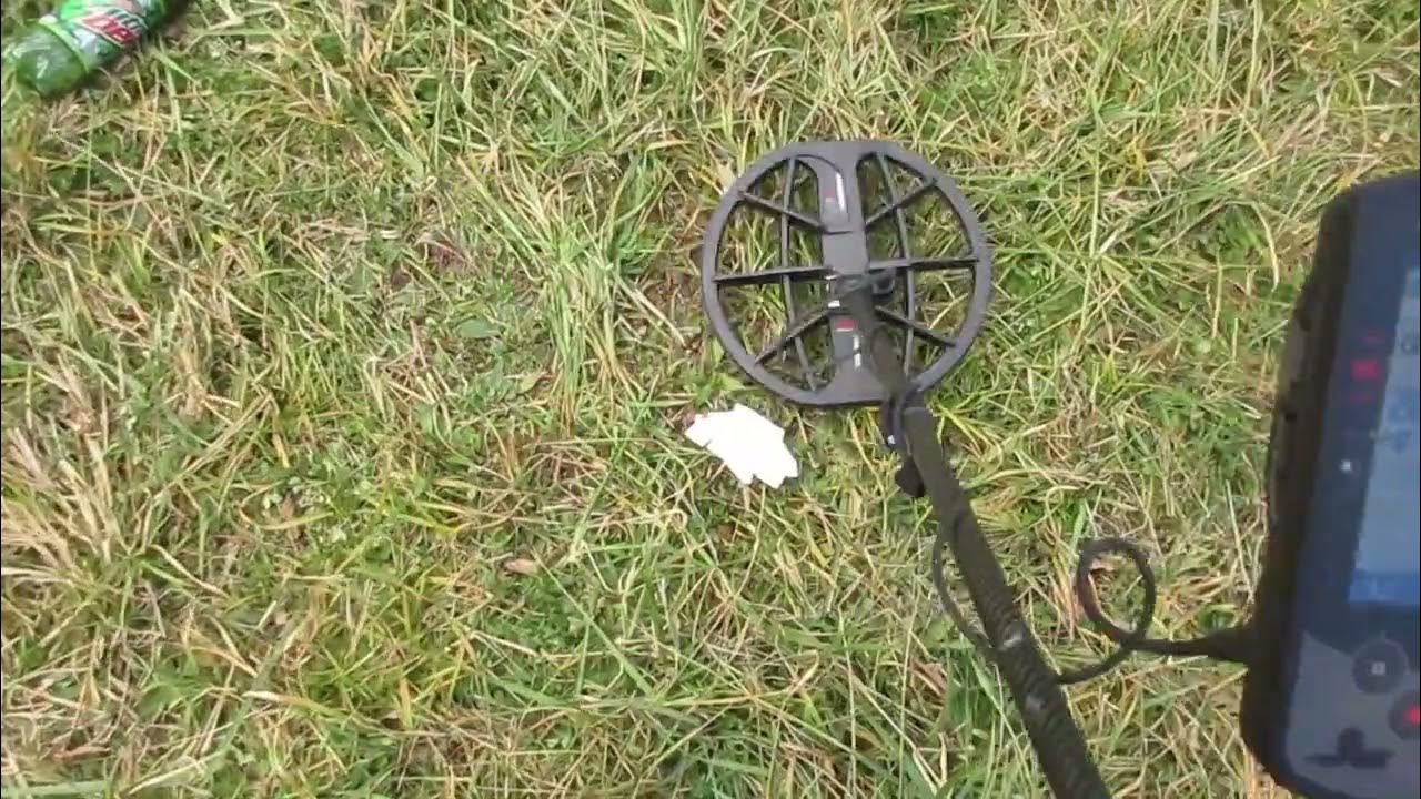 Minelab Manticore 10 inch deep clad dime demo - YouTube