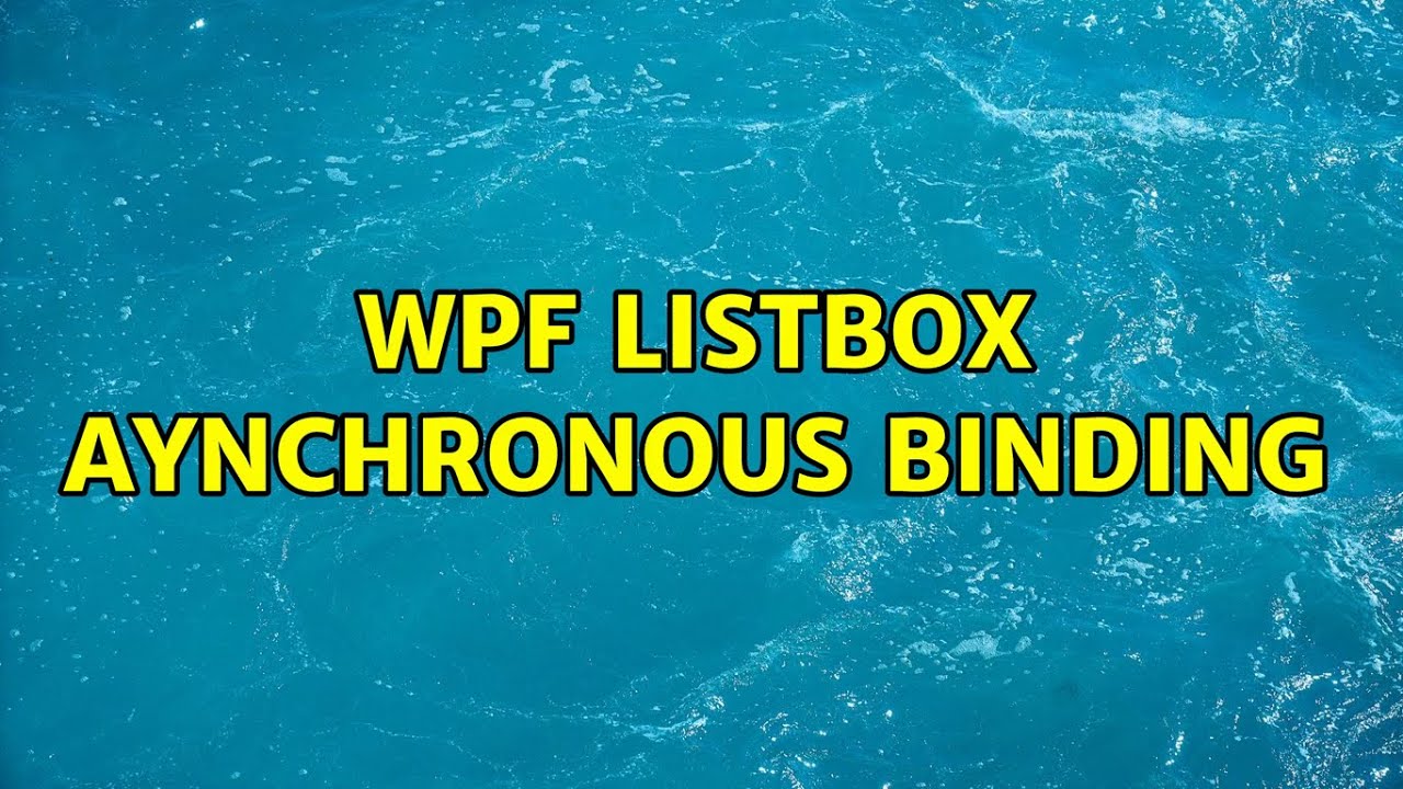 Wpf Listbox Vs Scrollviewer at Jana Bowers blog Wpf Listbox Vs Scrollviewer at Jana Bowers blog