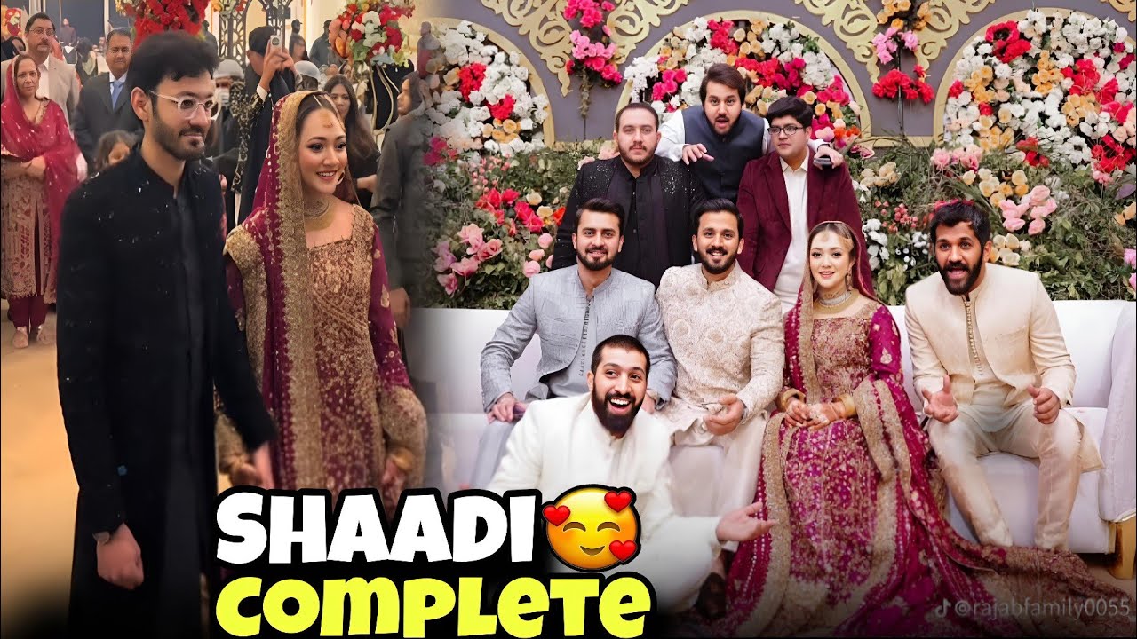 Rajab Butt Ki Shaadi Complete 🥰 l Rajab Family Vlog l Rajab Barat l ...